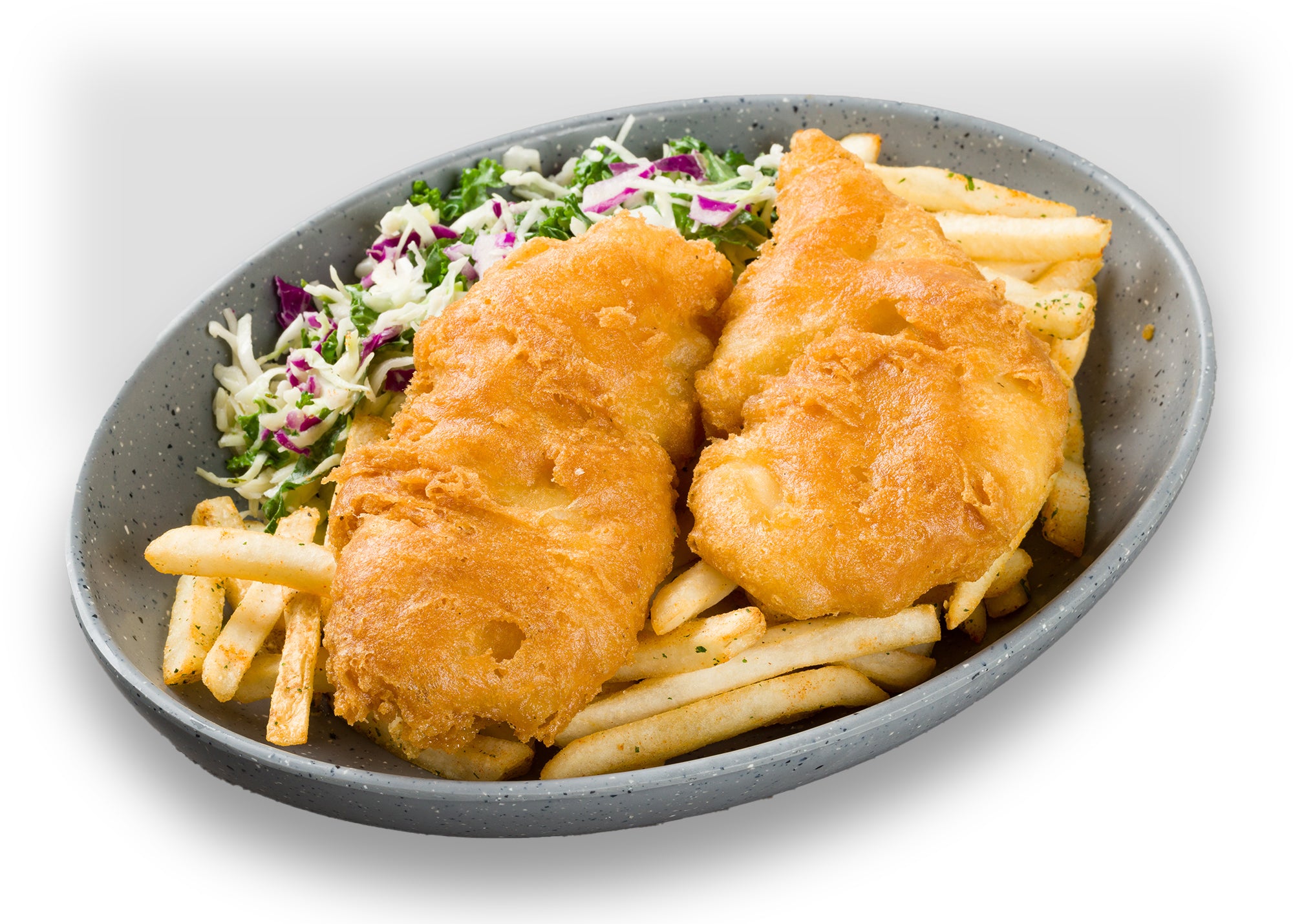 2-Piece Battered Fish & Chips – California Fish Grill